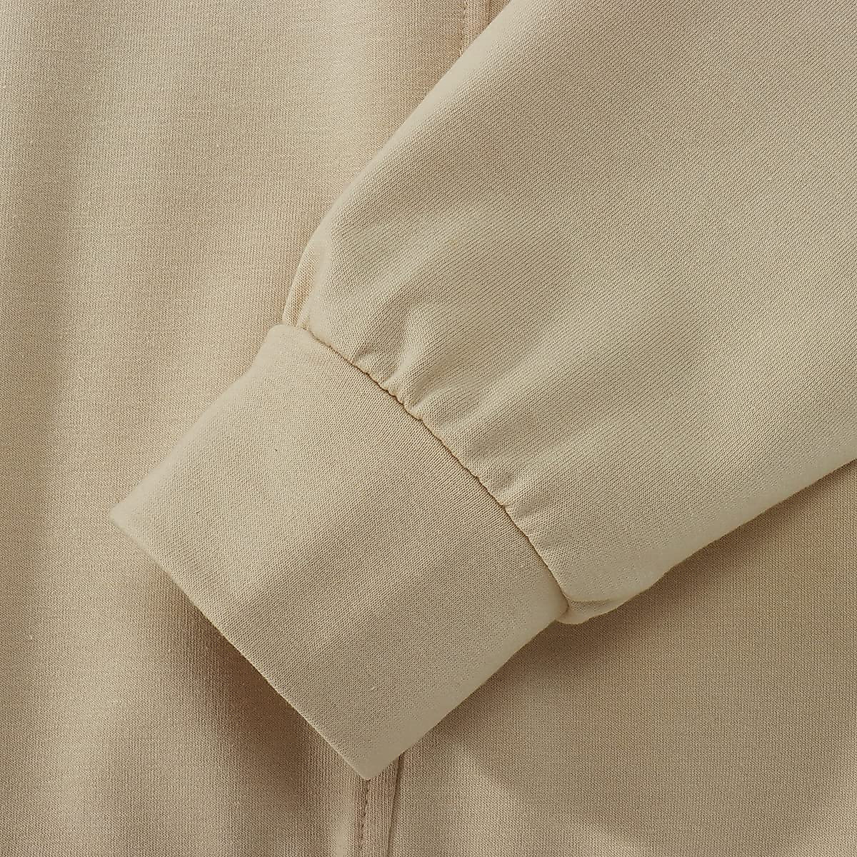 IZYJOY Women Frog Mushroom Graphic Sweatshirt Long Sleeve Loose Aesthetic Tees Pullover Teen Girls Kawaii Lightweight Shirts Top(Beige,M)