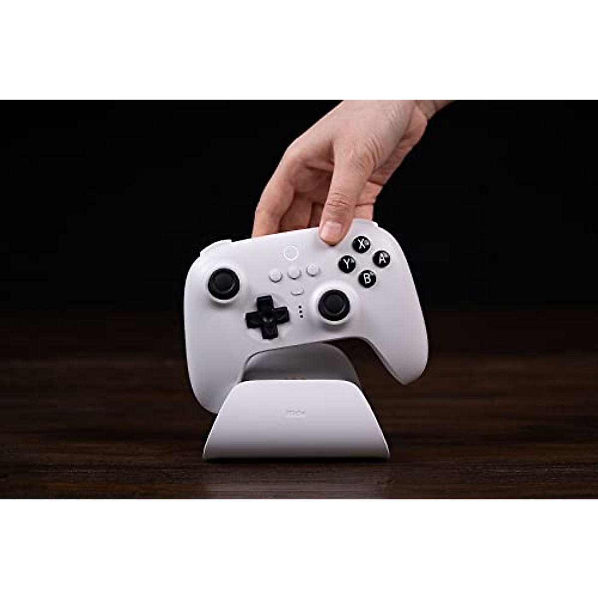 8Bitdo Ultimate Bluetooth Controller with Charging Dock, Bluetooth Controller Wireless Switch Controller for Switch and Windows(White)
