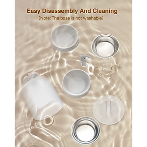 Molypet Automatic Cat Feeders for 2 Cats - 6L Cat Food Dispenser with Double Bowls, Programmable Timed Cat Feeder up to 6 Meals per Day with 10S Voice Recorder, Support Dual Power Supply