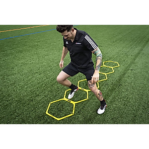 Kwik Goal Hex Rings, Yellow, Set of 6