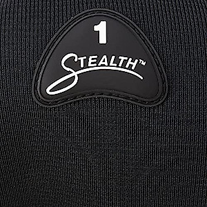 Stealth Set of 3 Golf Club Headcovers for Drivers - Black