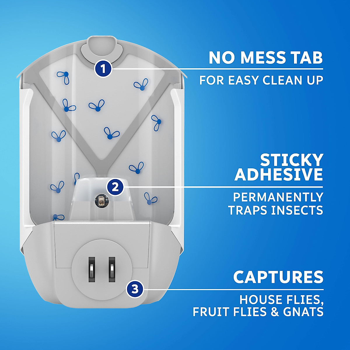 Zevo Flying Insect Trap Refill Cartridges, Fly Trap, Fruit Fly Trap (2 Refill Cartridges)