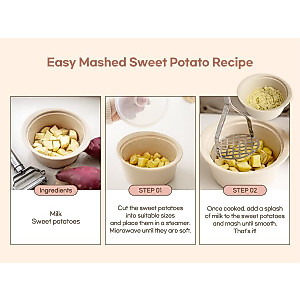 AGUARD MOMOBIN Microwave Silicone Steamer for Baby Food, Dishwasher & Oven Safe to 482°F, Easy Clean, Korea Made (Terracotta Rose, 27.1oz (800ml))