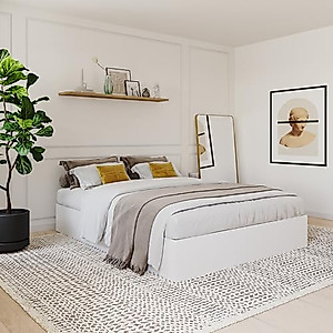 Nexera 376003 3-Drawer Storage Bed Frame, Queen|White