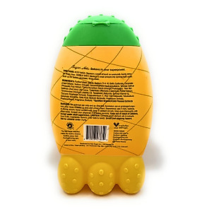 Kids 2-in-1 Banana + Strawberry Shampoo & Conditioner, Pineapple + Orange Bubble Bath & Body Wash by Raw Sugar 12 fl oz (Pack of 2) + Loofah