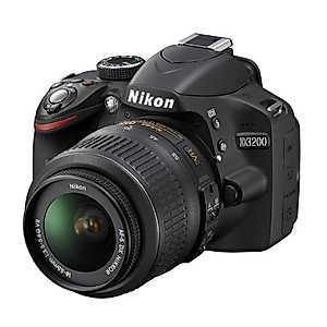 Nikon Digital Single-lens Reflex Camera D3200 Kit Lens Af-s Dx Nikkor 18-55mm F/3.5-5.6g Vr Included Black D3200lkbk - International Version (No Warranty)