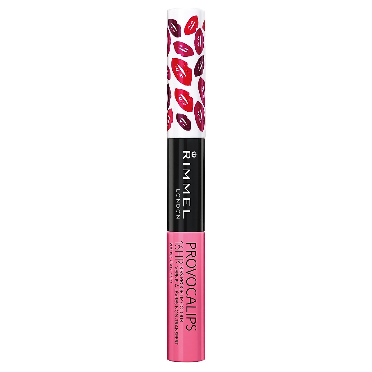 Rimmel London Provocalips 16hr Kiss-Proof Lip Color - Two-Step Liquid Lipstick to Lock in Color and Shine - 200 I'll Call You, .14 fl.oz.