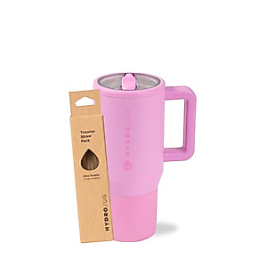 Bubblegum 20oz Traveler + Replacement Straws