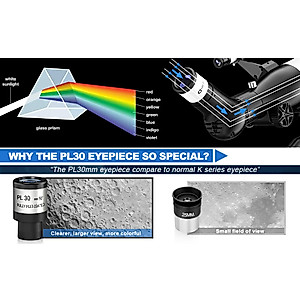 Telescopes for Adults Astronomy, Telescope for Kids, 70mm Aperture 500mm Focal Length Astronomical Refractor Telescope, Telescopes for Astronomy Beginners Adults with Phone Adapter & Finder Scope