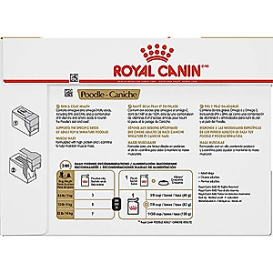 Royal Canin Breed Health Nutrition Poodle Loaf in Gravy Pouch Dog Food, 3 oz Pouch (Pack of 12), 722985
