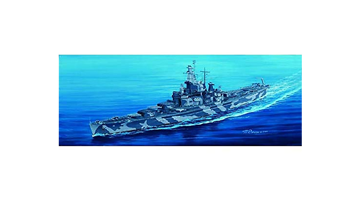 Trumpeter 1/350 USS Alabama Battleship: Premium Model Kit