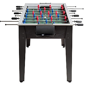 Giantex Foosball Table, Wooden Soccer Table Game w/Footballs, Suit for 4 Players, Competition Size Table Football for Kids, Adults, Football Table for Game Room, Arcades (48 inch, Black)