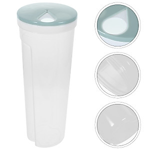 Kichvoe Pasta Storage Bin Pasta Storage Container Airtight Spaghetti Box Pantry Noodles Canister Holder Plastic Food Containers with Lock Lids for Dry Food Noodle Sugar Flour Cereal