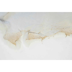 SLC Genuine White Rabbit Pelt for Décor & Crafts, Single Genuine Fur Hides