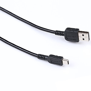 Guerrilla USB cable for TI 84 Plus, TI 84 Plus C Silver Edition, TI 89 Titanium, TI Nspire CX & CX CAS graphing calculators, Black
