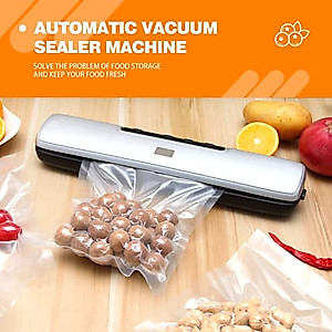 Vacuum Sealer Machine,Food Sealer for Food Saver- Automatic Air Sealing System for Food Storage,Design with Dry and Moist Food Modes ,12.6 Inch with 15Pcs Seal Bags Starter Kit