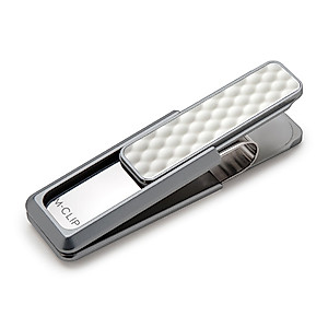 M-Clip Natural Anodized White Golf Ball Money Clip