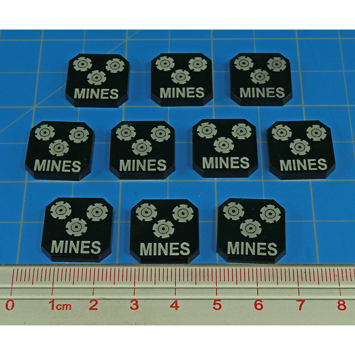 LITKO Ammo Tokens | Compatible with Gaslands Miniatures Game | Legacy | Refueled | Set of 10 | (Mines Ammo)