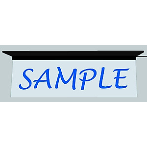 ValleyDesignsND Recording Home Music Room Studio Court with Mic Ceiling, Desk, or Flat to The Wall Mount Acrylic Lighted Edge Lit Sign 11-21" 15-30 Led 9 Foot Cord 11123 Made in The USA