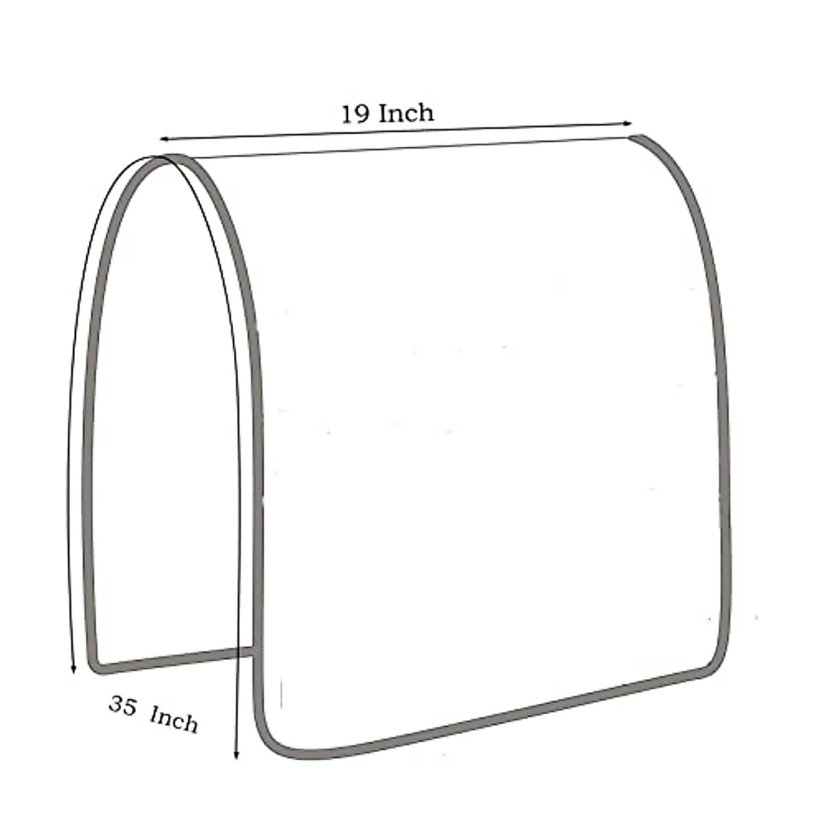 Zenhouse Sofa Arm Covers Linen Couch Arm Covers for Chairs and Sofa, Couch Loveseat Armchair Covers Anti-Slip Furniture Protector Armchair Slipcover for Living Room Set of 2, Black