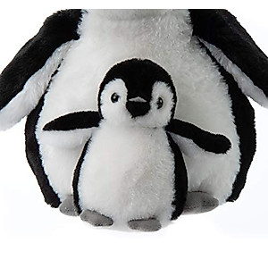 The Petting Zoo Softee Penguin Stuffed Animals, Mom and Baby, Gifts for Kids, Penguin Plush Toy 12 inches