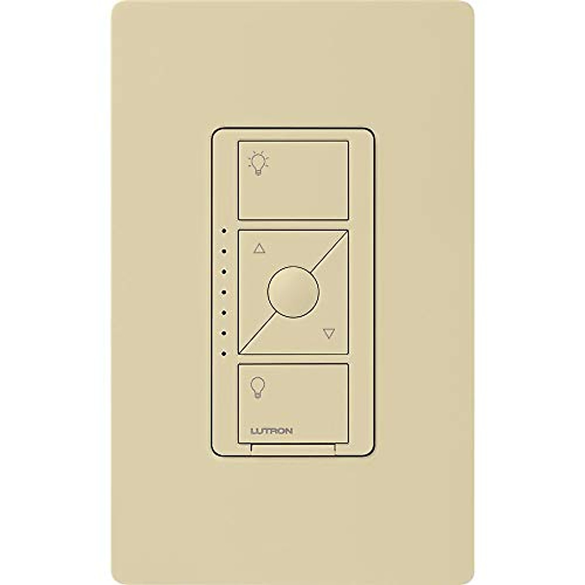 Lutron Caséta Smart Dimmer Switch for ELV+ Bulbs, 250W LED, PD-5NE-IV, Ivory