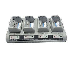 New Genuine Zebra UCLI72-4 Quad Battery Charger AT16305-8 No Power Adapter