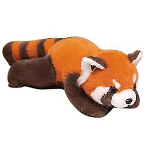 INSTITIZER Red Panda Weighted Stuffed Animals,11.8 Inch Red Panda Plush Toy Doll,Stuffed Red Panda Plush Pillow Cute Weighted Red Panda Plushies Toys for Kids Boys Girls Birthday Gift