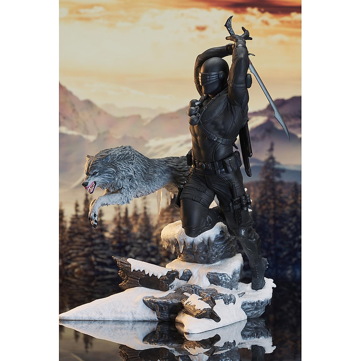 DIAMOND SELECT TOYS G.I. Joe Gallery: Snake Eyes PVC Statue, Multicolor 11 inches