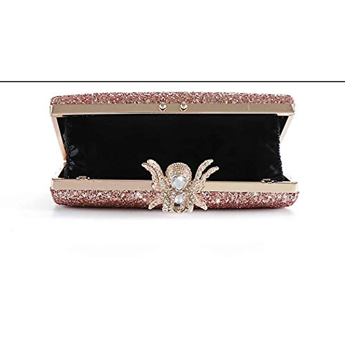 KALINNU Evening Bag Clutch Purses for Women,Party Wedding Formal Shoulder Handbag Evening Clutch Bag