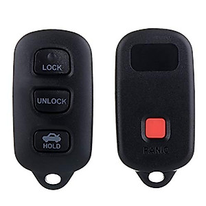 OCPTY 2X Flip Key Entry Remote Control Entry Remote key Fob for 99 00 01 02 03 04 05 06 07 08 for Pontiac Vibe for T OYOTA Camry Corolla Matrix Sienna Solara GQ43VT14T