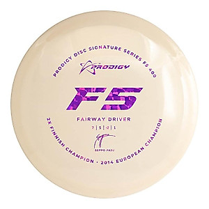 Prodigy Disc Seppo Paju 400 F5 | 2022 Signature Series | Slightly Understable Disc Golf Fairway Driver | Extremely Durable | Flies Far & Straight | 170-176g (Colors May Vary)