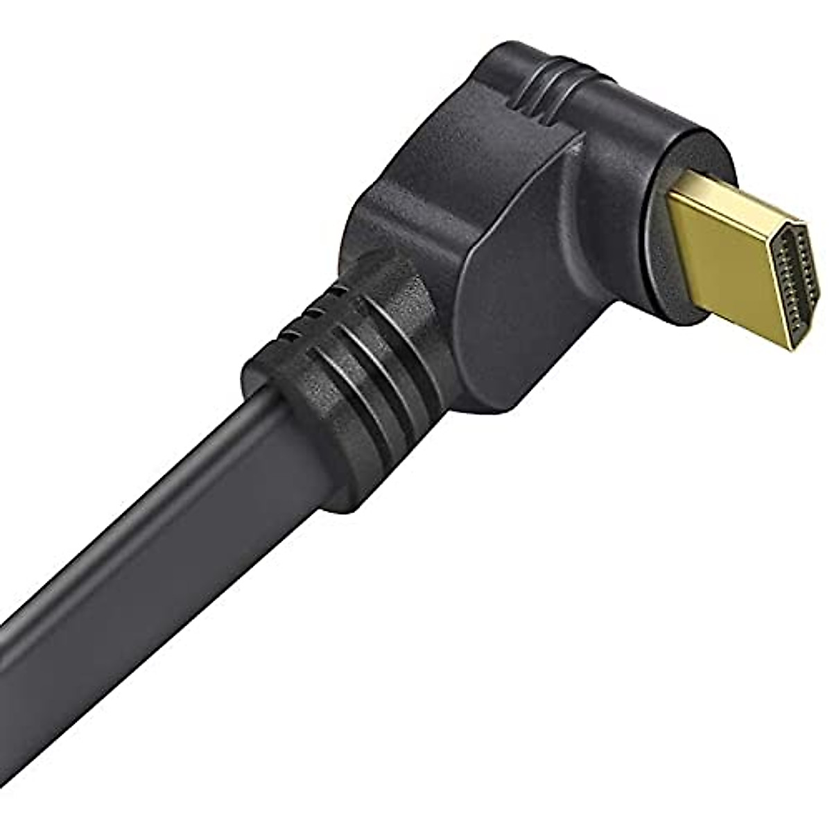 URWOOW HDMI Extension Cable High Speed 90-Degree Angle HDMI Male to Female Extension Wire Cord HDMI Extender - Gold Plated Plugs ( 1FT )