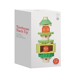 Manhattan Toy Treehouse Wooden Stacker & Block Set