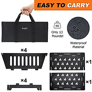 Portable Fire Pit and Single Outdoor Camping Hammock