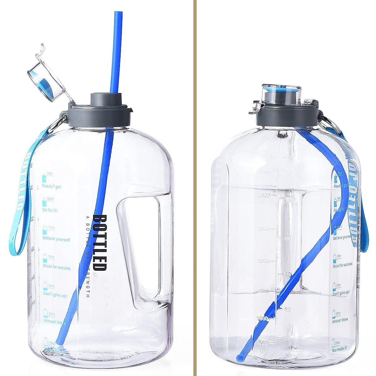 ALINK 15 inch Extra Long Reusable Silicone Straws, 4-Pack Flexible Straws for Stanley 40 oz Tumbler, 1 Gallon Water Bottles, 128 64 30 oz Jug Cup with Cleaning Brush