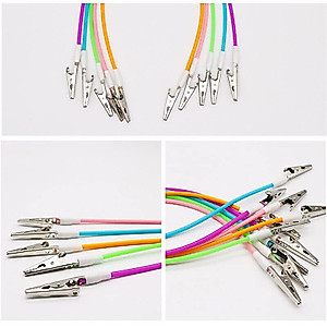 Surewheels 5-Piece Dental Bib Clip Holder Set - Colorful Silicone Clips for Adult, Kids, Baby, Napkins, and Masks