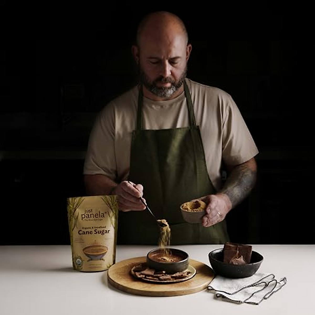 Organic Unrefined Cane Sugar - 1 Pound, Pack of 2 - Sweeten Your Coffee with Natural Cane Sugar - Unprocessed and Handcrafted Cane Sugar with Intact Natural Minerals - Jaggery Powder