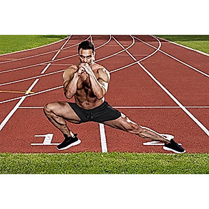 COOFANDY Men's 2 Pack Gym Workout Shorts Mesh Lightweight Bodybuilding Pants Training Running Sports Jogger with Pockets