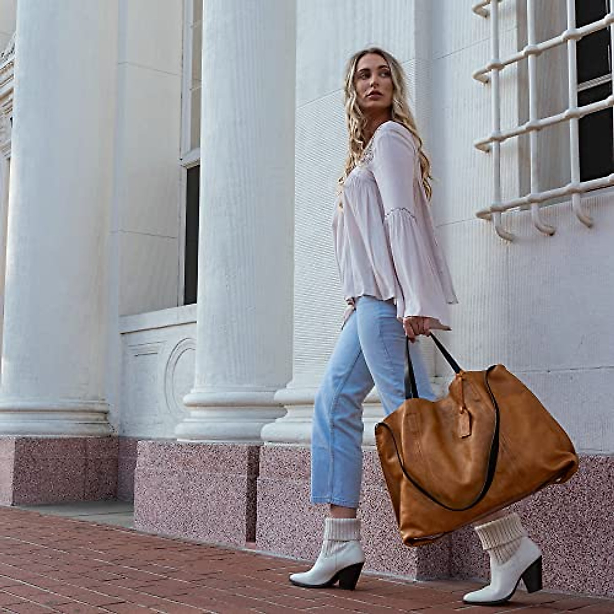 OLD TREND Genuine Leather Forest Island Tote (Chestnut)