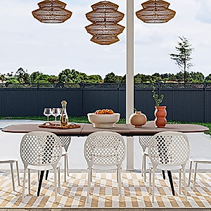 kevinplus Mid Century Dining Table, Extendable Modern Dining Table for 6-8 Person, 70.5'' & 90'' Wood Dinner Table with Metal Frame & Legs for Kitchen Living Room, Easy Assembly, Walnut