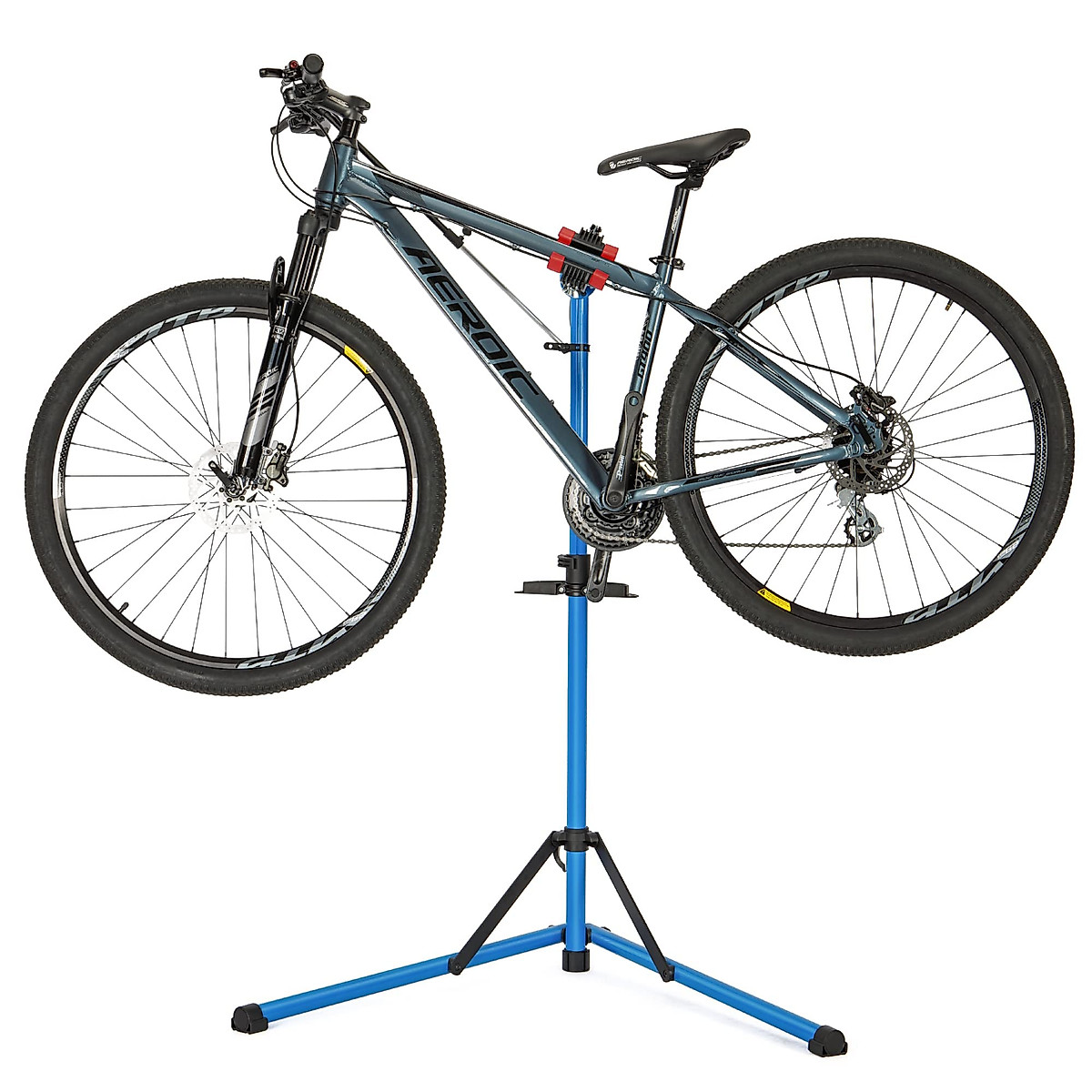 TINKLE WELL Bike Repair Stand, Heavy Duty Bicycle Stand with Welded Clamp Head, Max 55 lb, Quick Release Devices, Ideal for Rack Road Mountain Bikes Repair Stand