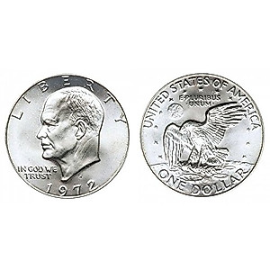 1972 S Eisenhower IKE Dollar 40% Silver Comes in original US mint packaging Dollar Proof US Mint