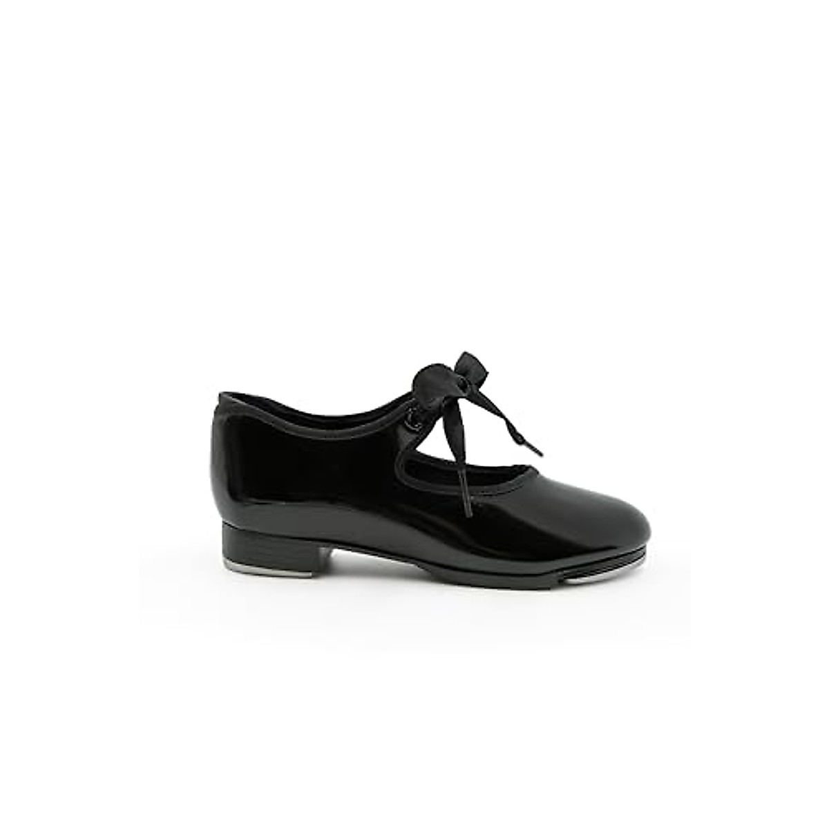Capezio Women's N625 Jr. Tyette Tap Shoe, Black Patent, 7