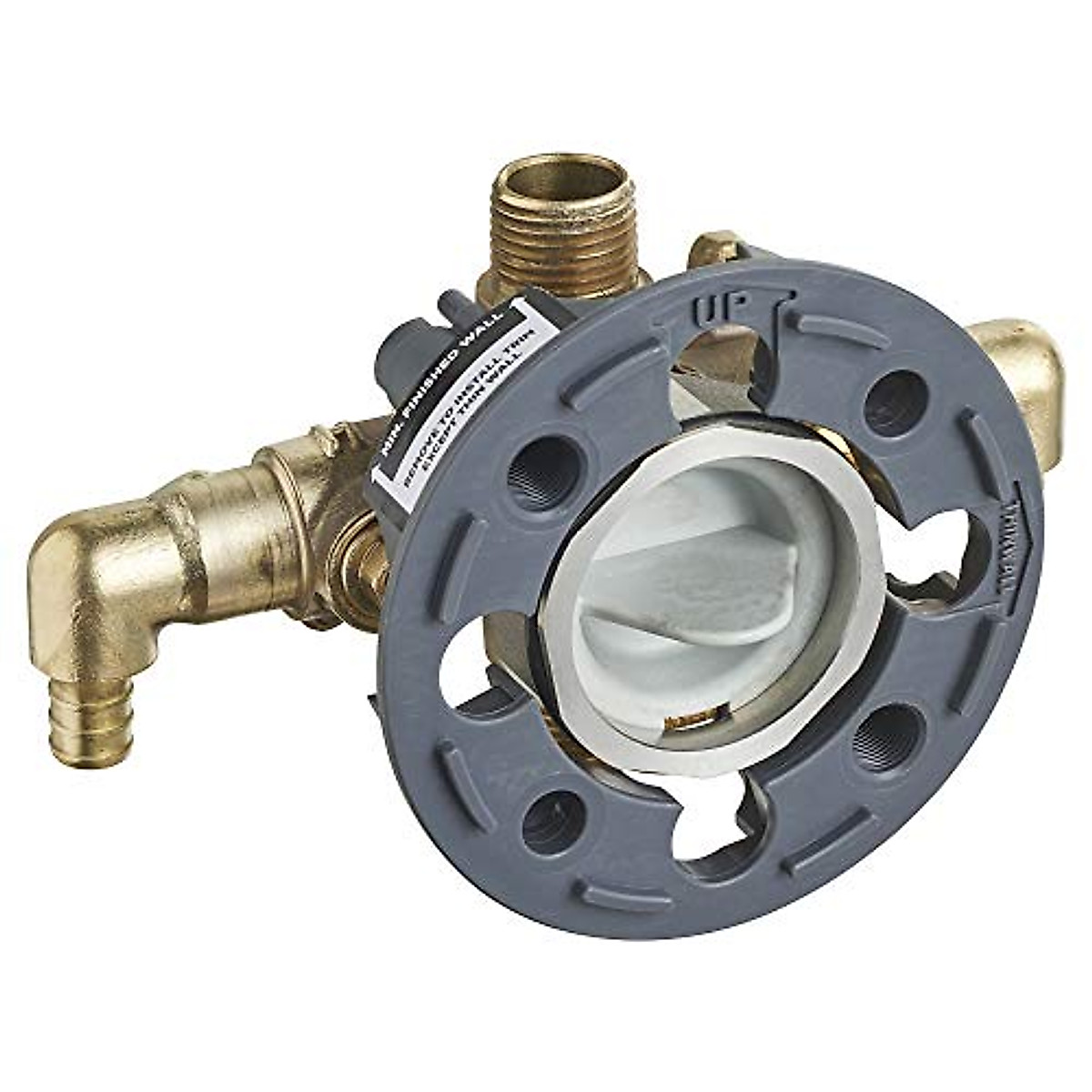 American Standard RU107ESS Flash Shower Rough-in Valve with PRX Inlet Elbows and Universal Outlets with Screwdriver Stops for Cold Expansion System, Unfinished