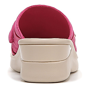 BZees Womens Smile Slide Sandal, Pink, 7.5 US