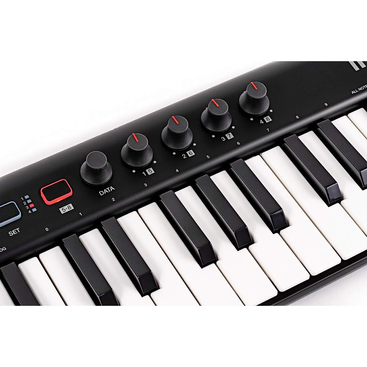 IK Multimedia iRig Keys 2 Pro portable keyboard MIDI controller with 25 velocity-sensitive synth-action keys and headphone output, for iPhone, iPad, Mac, PC, Android