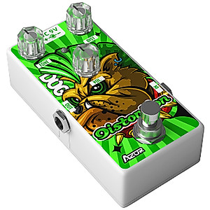 AZOR Distortion Guitar Pedal Rich Overtones Dog Distortion Analog Effect Pedal for Electric Guitar True Bypass AP507