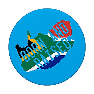 South Africa Pride Flag Map PopSockets Grip and Stand for Phones and Tablets