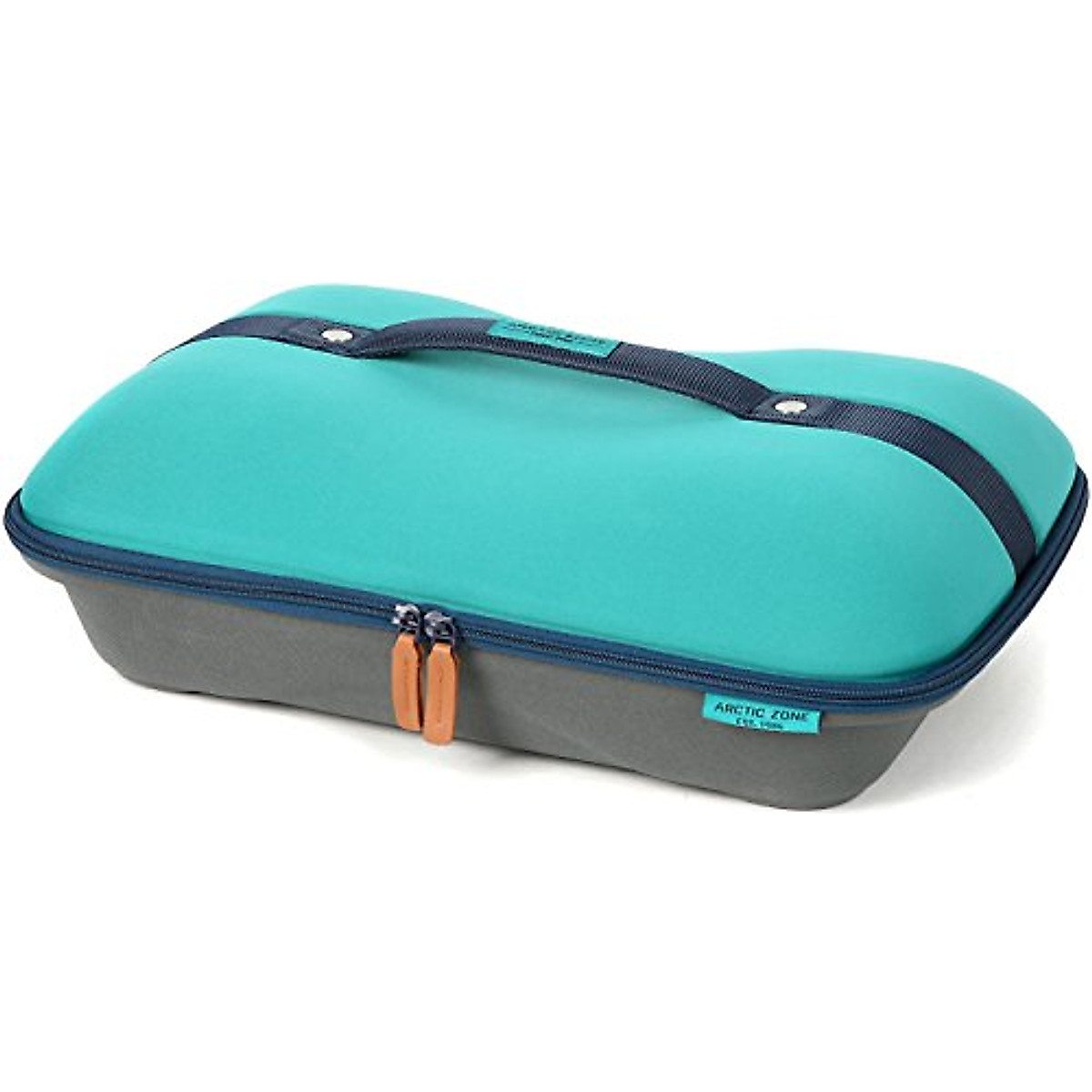 Arctic Zone Deluxe Hot/Cold Insulated Casserole and Food Carrier, Teal